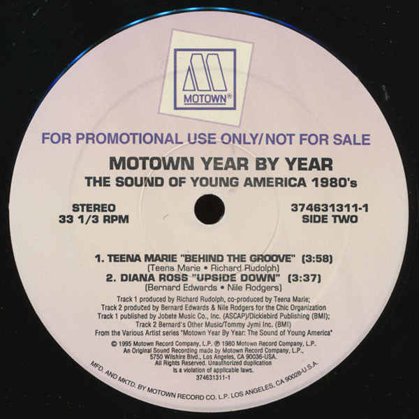 Motown Year By Year: The Sound Of Young America 1980's by Diana Ross ...