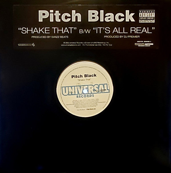 Shake That / It's All Real by Pitch Black – Record Selector
