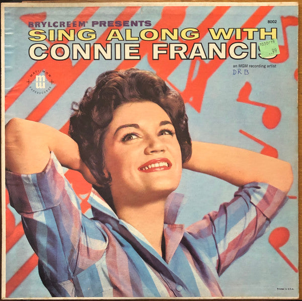 Sing Along With Connie Francis by Connie Francis – Record Selector