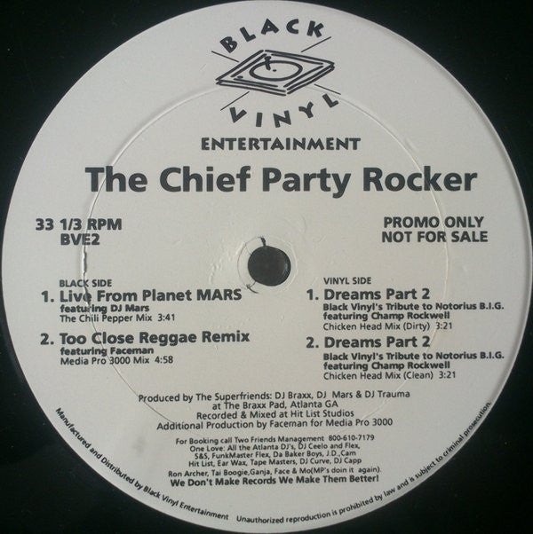 Live From Planet Mars by The Chief Party Rocker – Record Selector