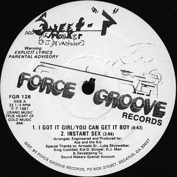 I Got It Girl / You Can Get It Boy by Sweet P & The Rocker – Record ...