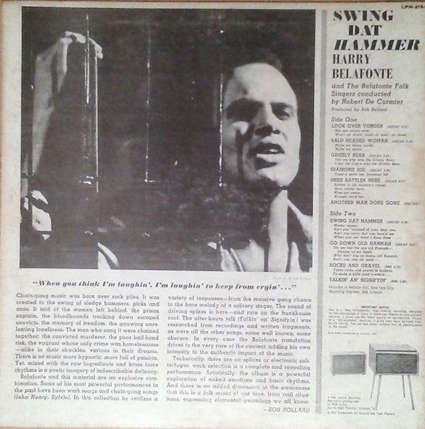 Swing Dat Hammer by Harry Belafonte And Belafonte Folk Singers, The ...