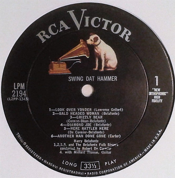 Swing Dat Hammer by Harry Belafonte And Belafonte Folk Singers, The ...