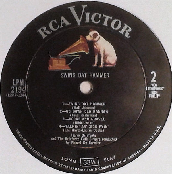 Swing Dat Hammer by Harry Belafonte And Belafonte Folk Singers, The ...