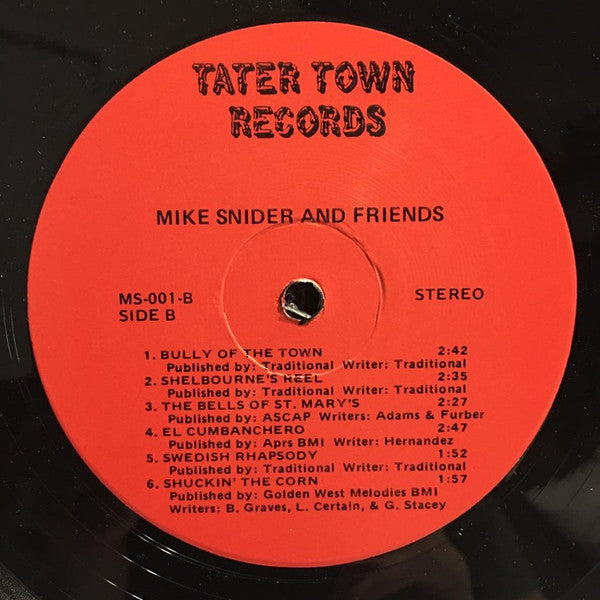Mike Snider And Friends by Mike Snider – Record Selector