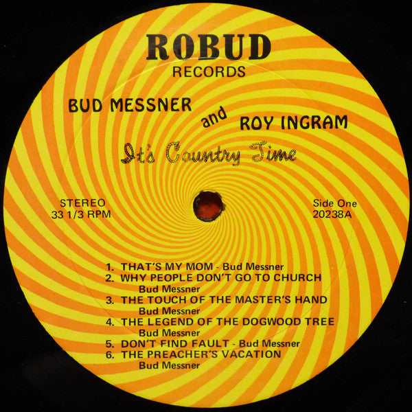 It's Country Time by Bud Messner and Roy Ingram – Record Selector